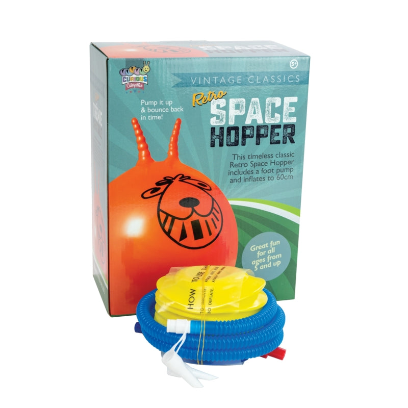 60cm Retro Space Hopper Kit: Classic Bouncing Toy (Includes Pump)