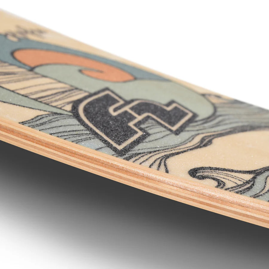 F2 Cork Balance Board Peanut 86x32cm with Roller