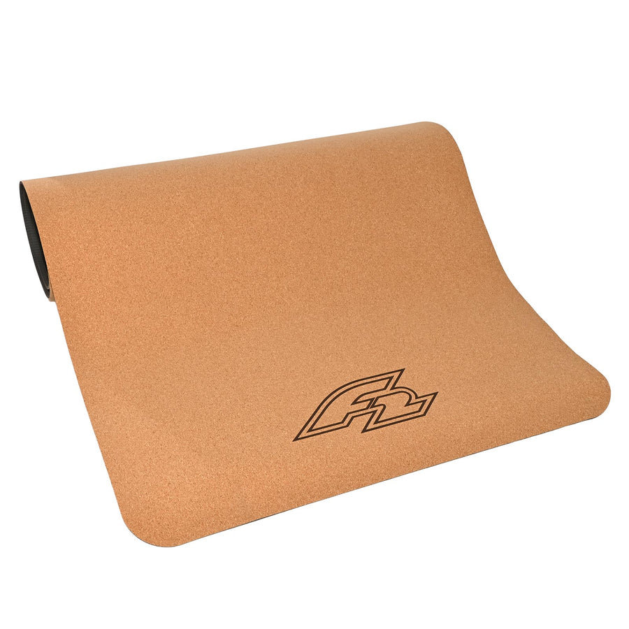 F2 Ultimate 8-Piece Yoga Set with Cork Mat & Accessories