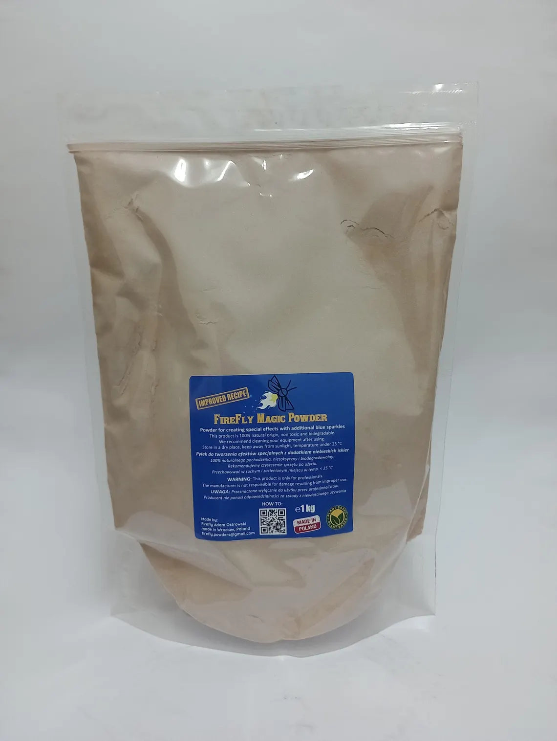 FireFly Magic Powder 1L: Lycopodium Alternative for Bright Flash & Blu