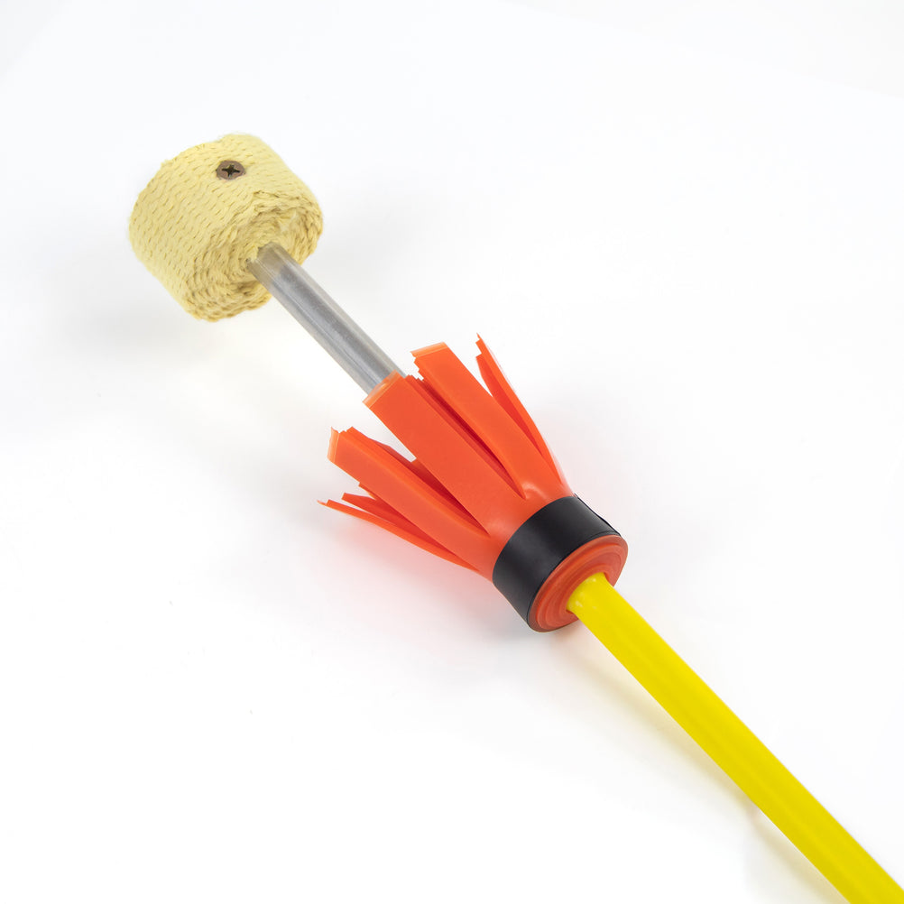 Juggle Dream Fire Flower Devil Stick with control sticks