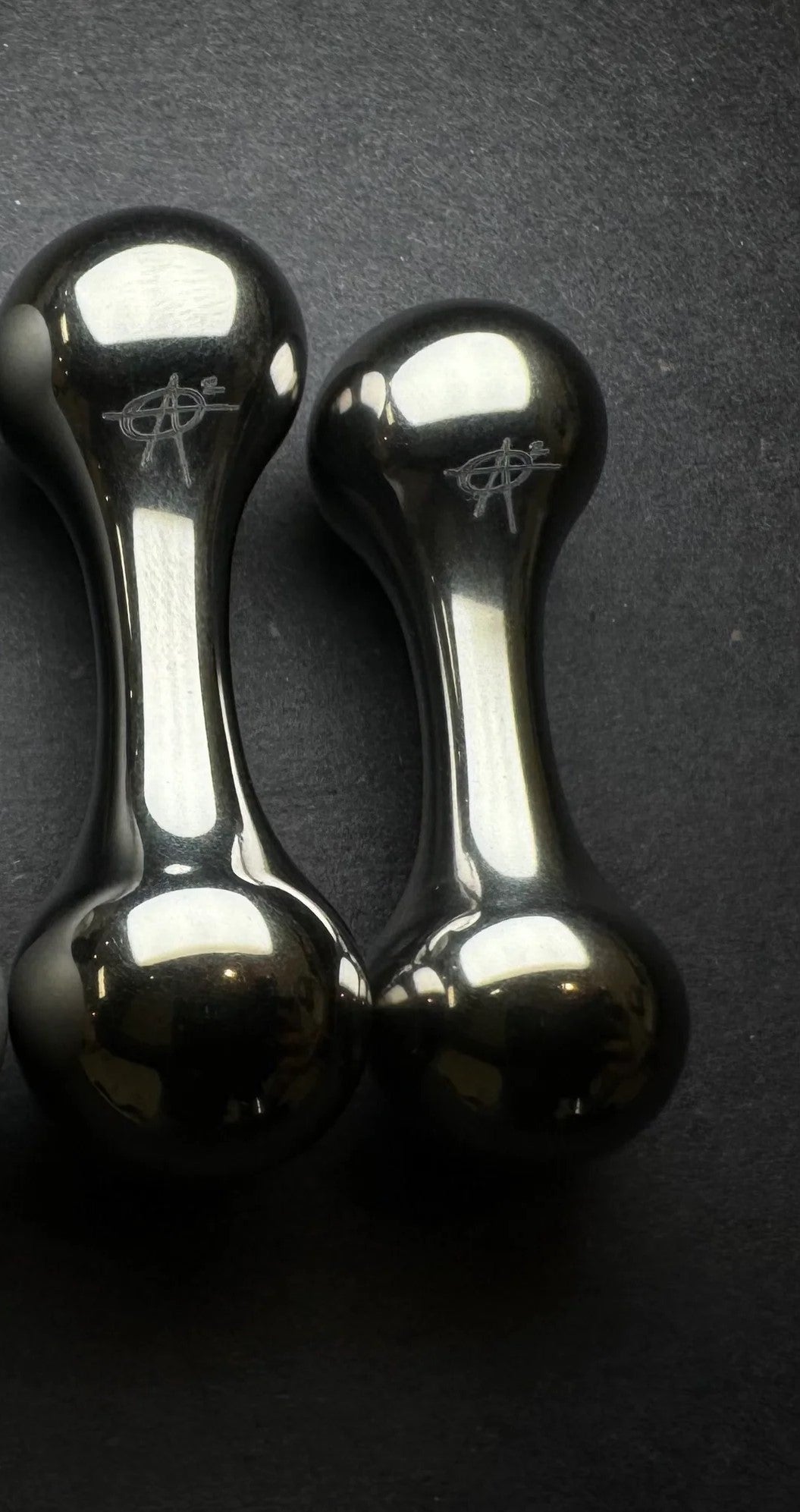 aroundsquare Knucklebone Smalls - Titanium (micro)