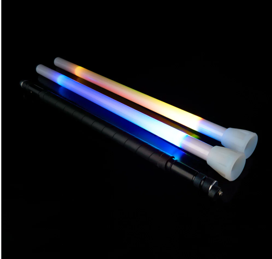 Threeworlds Fusion Spin - 3 part - LED Glow Staff