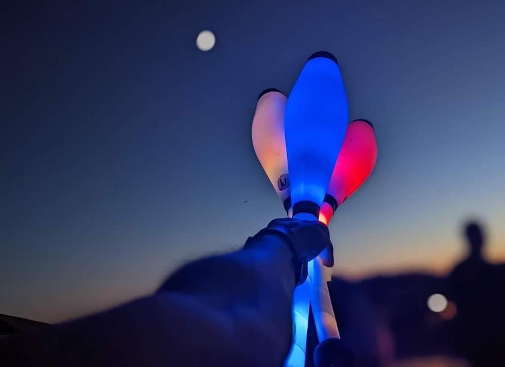 Kosmos 3 x Nebula 2.0 LED Juggling Club - Special Deal